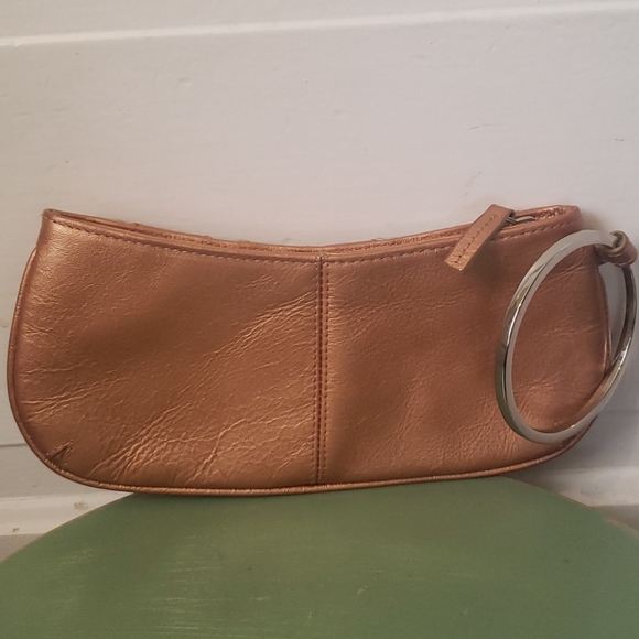 Fossil | Bags | Rare Fossil Leather Wristlet | Poshmark